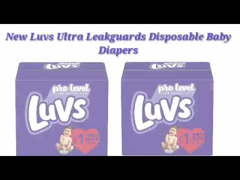 New Luvs Ultra Leakguards Disposable Baby Diapers |