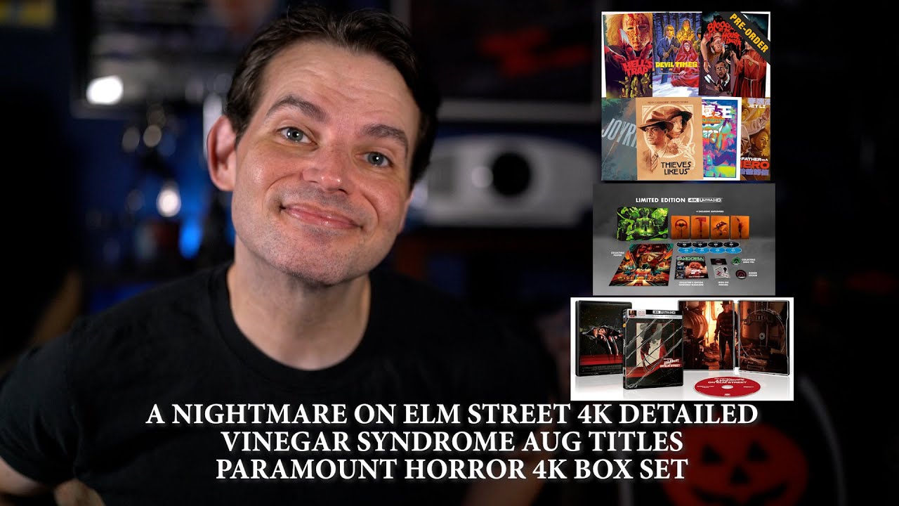 Nightmare On Elm Street 4K Detailed, Vinegar Syndrome Aug Titles ...