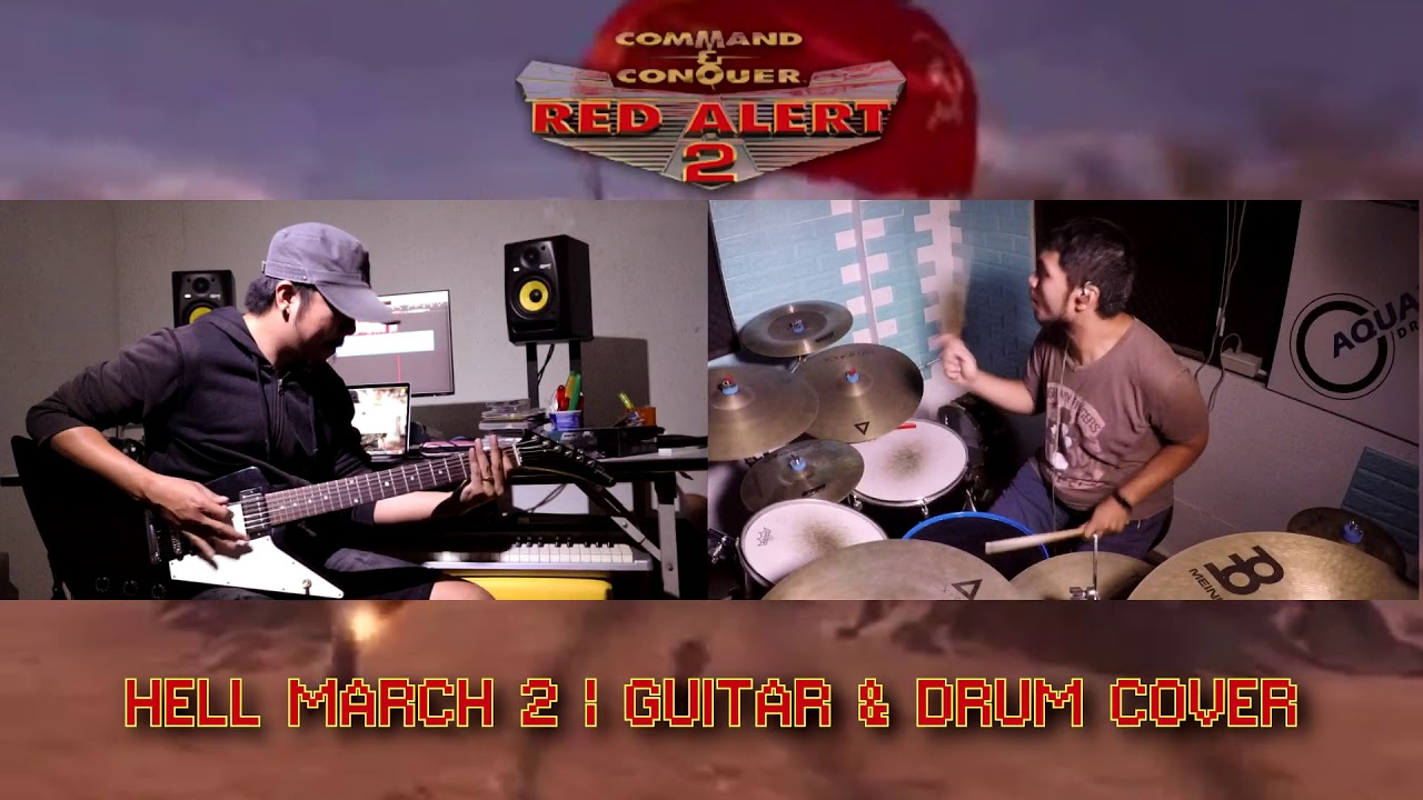 Hell March 2 [C&C: Red Alert 2 Soundtrack] GUITAR & DRUM COVER - YouTube