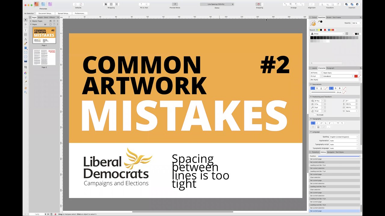 Quick Fix 2: Squashed text - YouTube