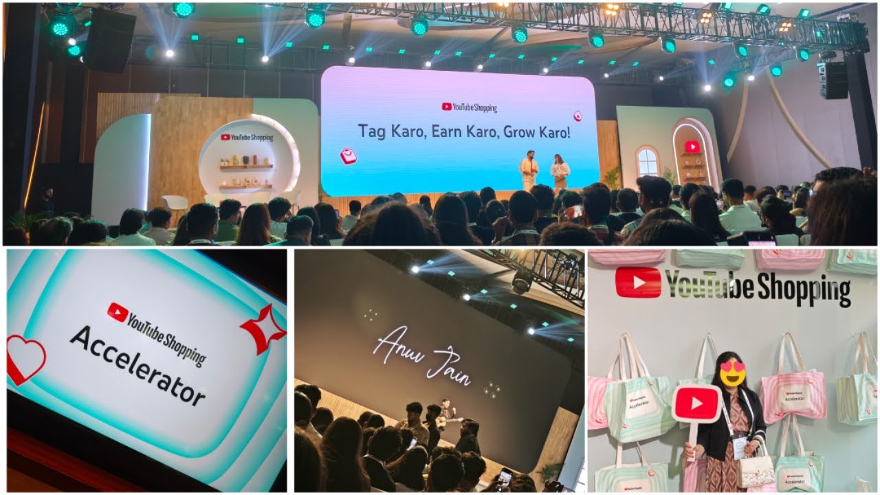 YouTube Shopping Accelerator Event in New Delhi India | YouTube Event ...