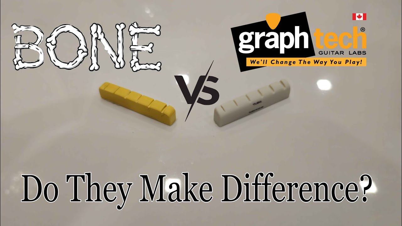 Bone VS Graphtech Nut TONE TEST - YouTube