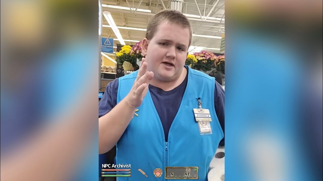 Daedric Prince Of Walmart Disguised As A Sload | Oblivion NPC - YouTube