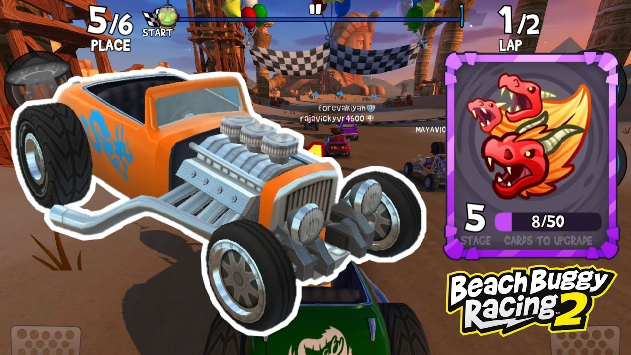 Beach Buggy Racing 2 - Races With Holeshot Car - Epic Powerup Hydra ...