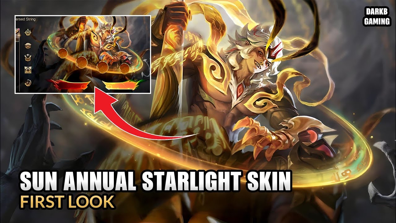 Sun Annual Starlight Skin First Look | Sun Upcoming New Skin | Moba ...