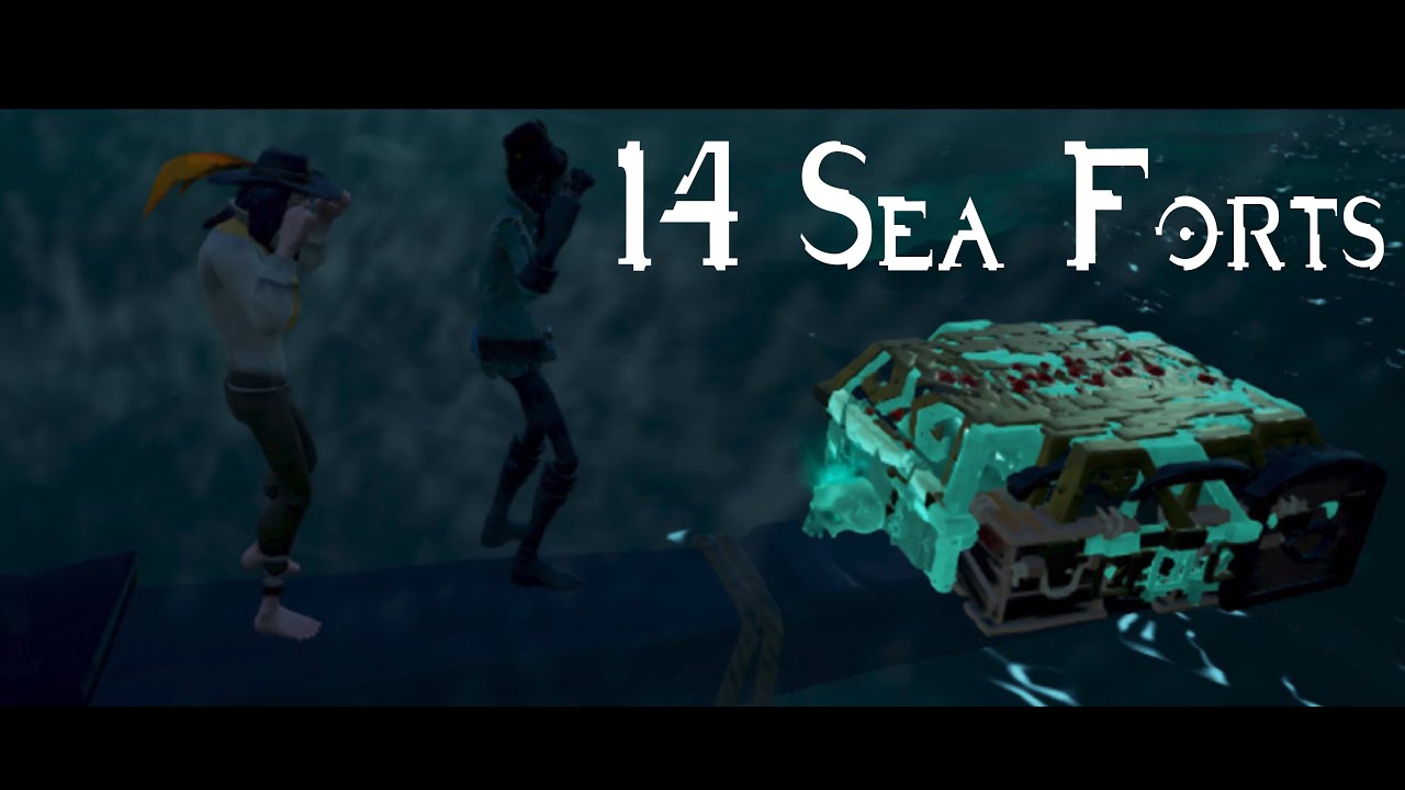 Sea of Thieves | Stacked 14 Sea Forts - YouTube