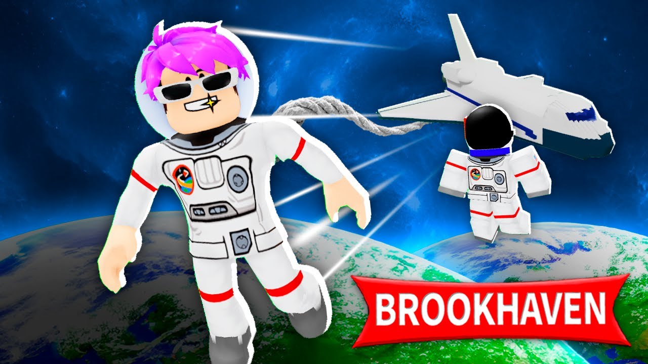Virei Um ASTRONAUTA No BROOKHAVEN - YouTube