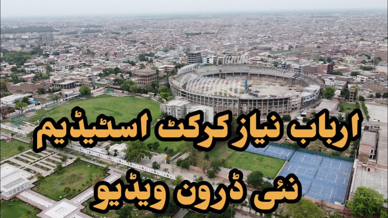 Arbab Niaz Stadium Latest Drone Video | 4k Drone Video of Arbab Niaz ...