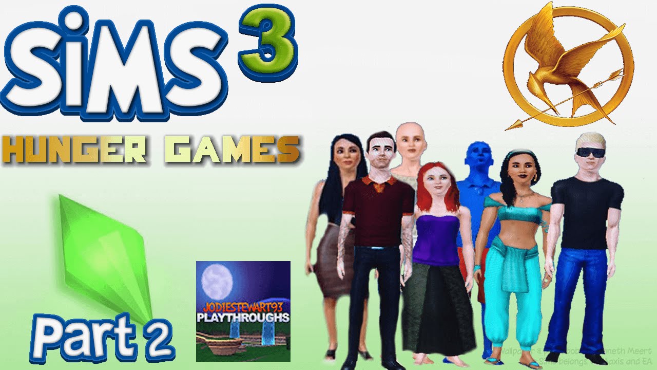 Sims 3 Hunger Games Challenge Part 2 Genie ruins everything - YouTube