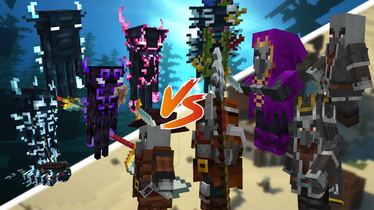 MINECRAFT SEAMEN VS NINJA VILLAGERS - YouTube