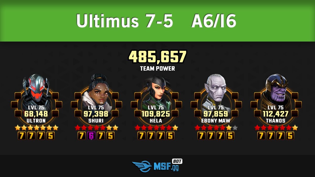 MSF Raid - Ultimus 7-5 - A6/I6 - Who’s in Control (one-shot) - YouTube