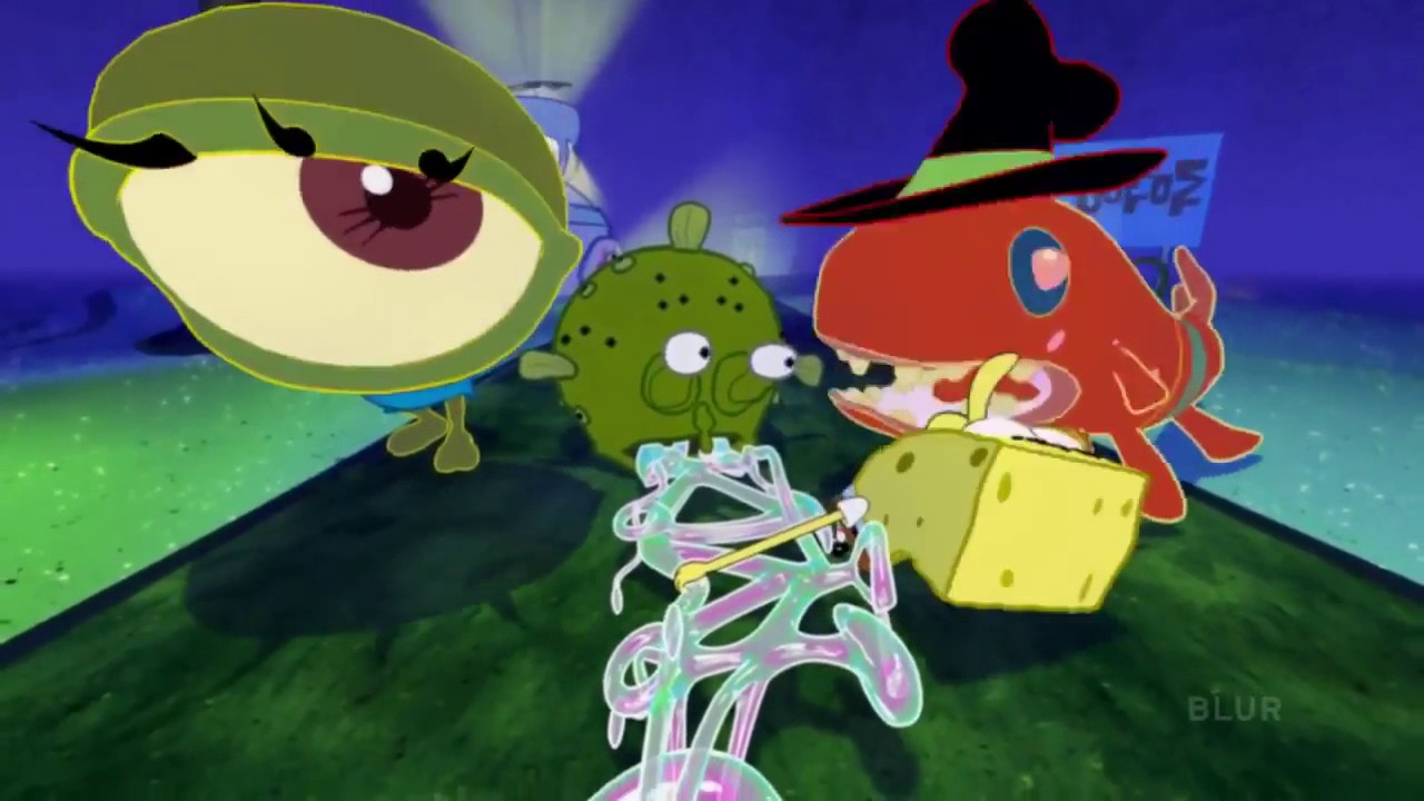 SpongeBob SquarePants 4 D The Ride! 2017 - YouTube