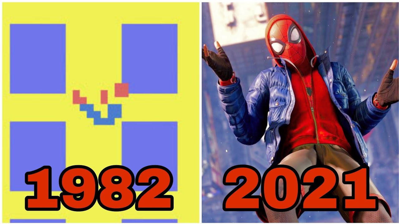 Spider Man Game Evolution (1982-2021) - YouTube