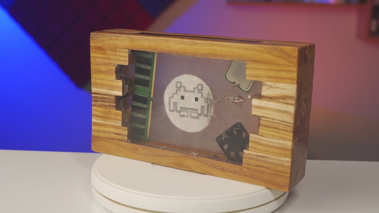 retro tech epoxy project/مشروع مصباح ايبوكسي - YouTube