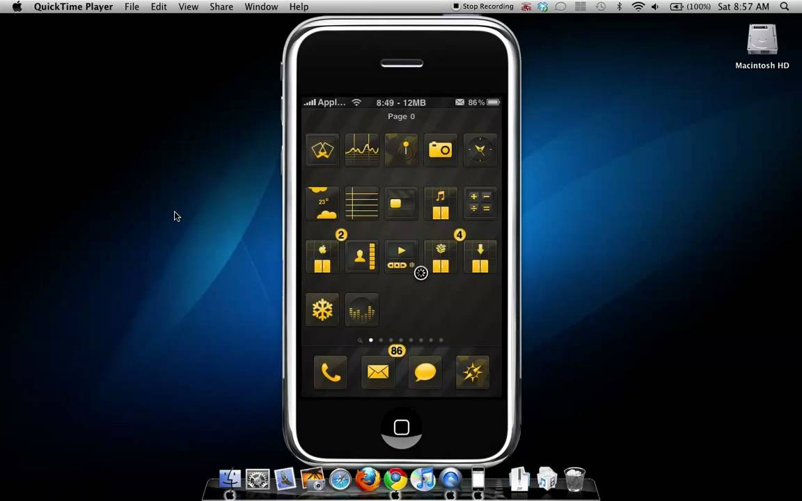 How to Get Five Column SpringBoard on your Iphone/ipod touch - YouTube