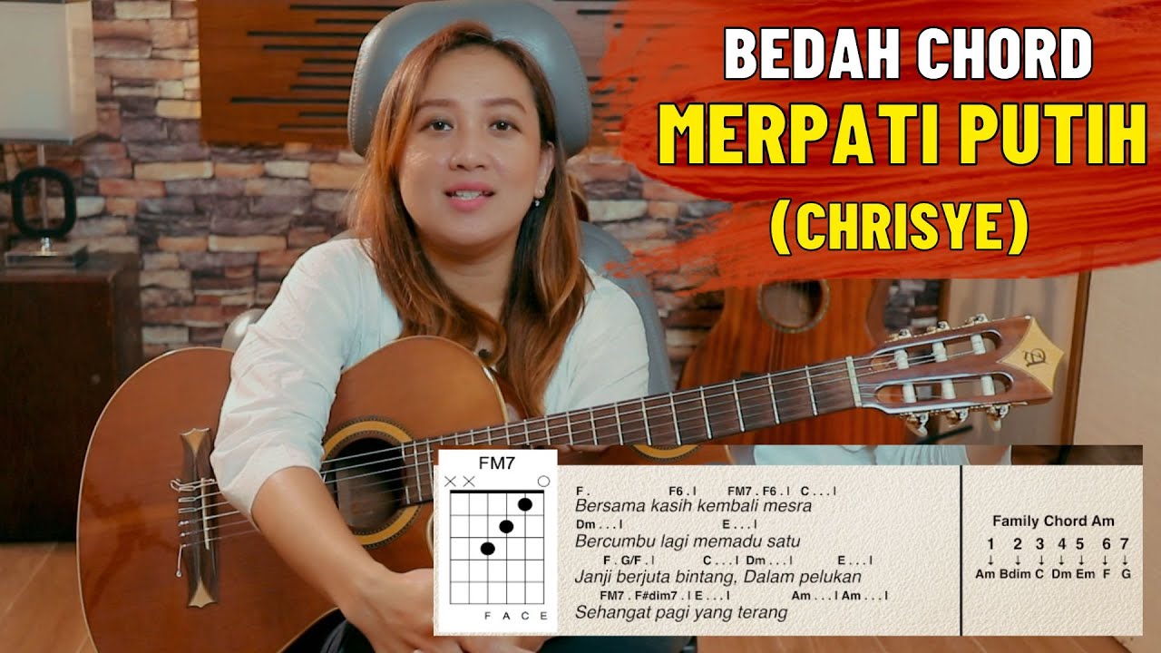 BEDAH CHORD - MERPATI PUTIH (CHRISYE) - YouTube