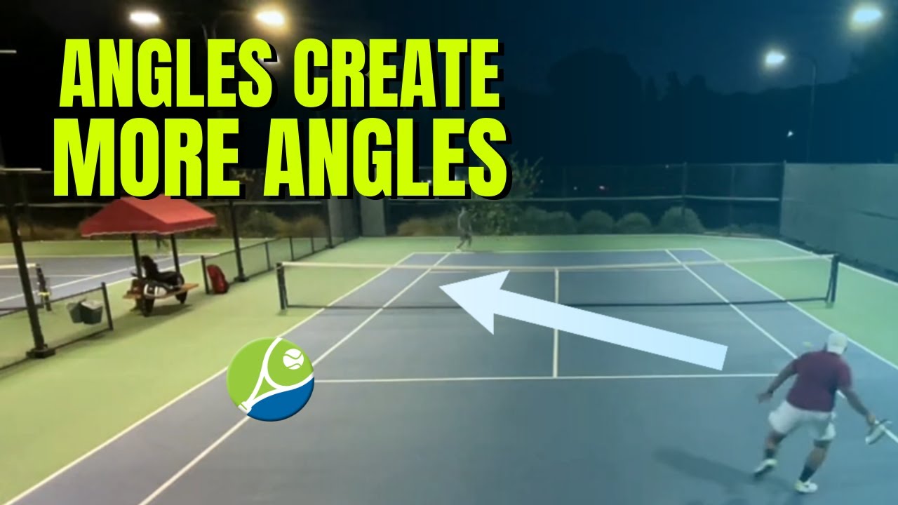 Angles Create More Angles in Tennis - Point Tactics Series - YouTube