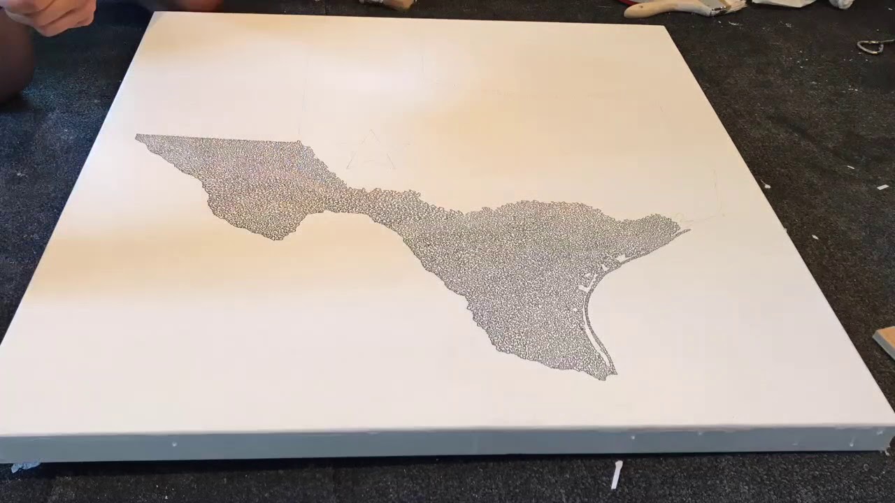 Artist Daniel Dugan - One Continuous Line - Texas - YouTube