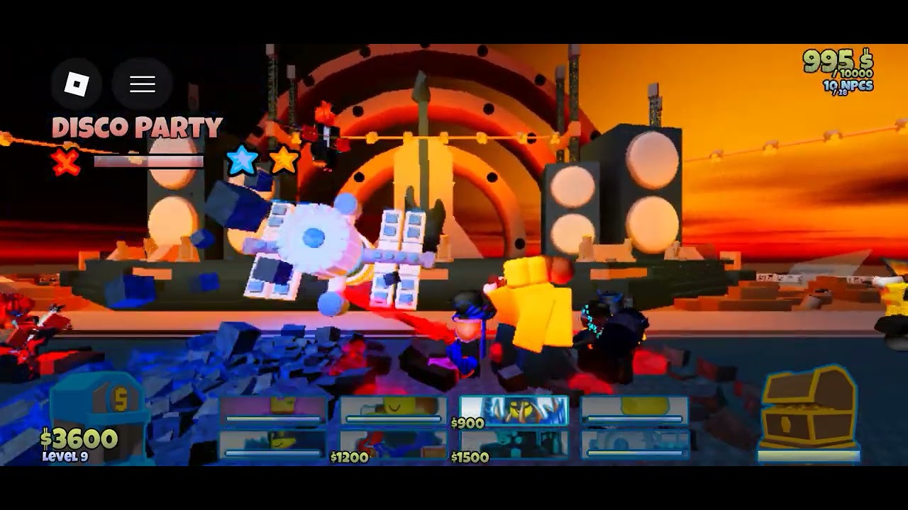 Beating 2 star rockstar radical on the battle bricks! - YouTube