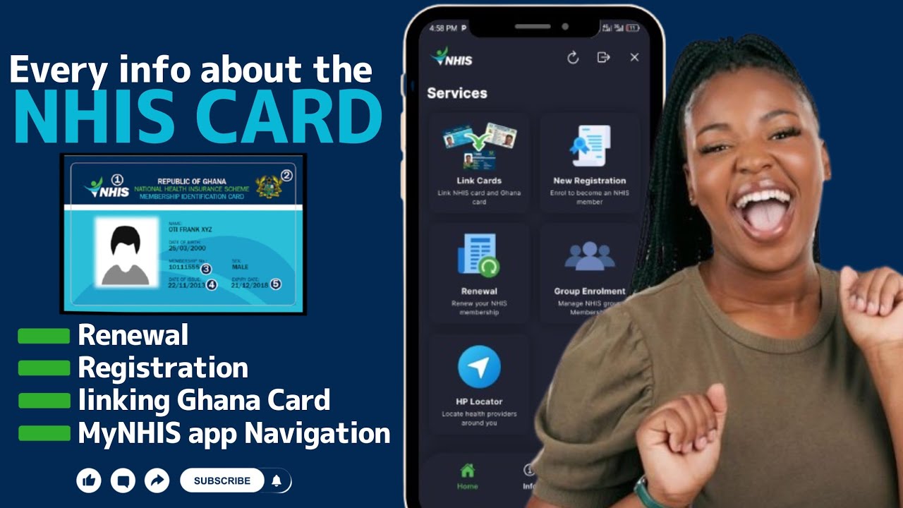 All details about your NHIS CARD!! Register, Renew, link! - YouTube