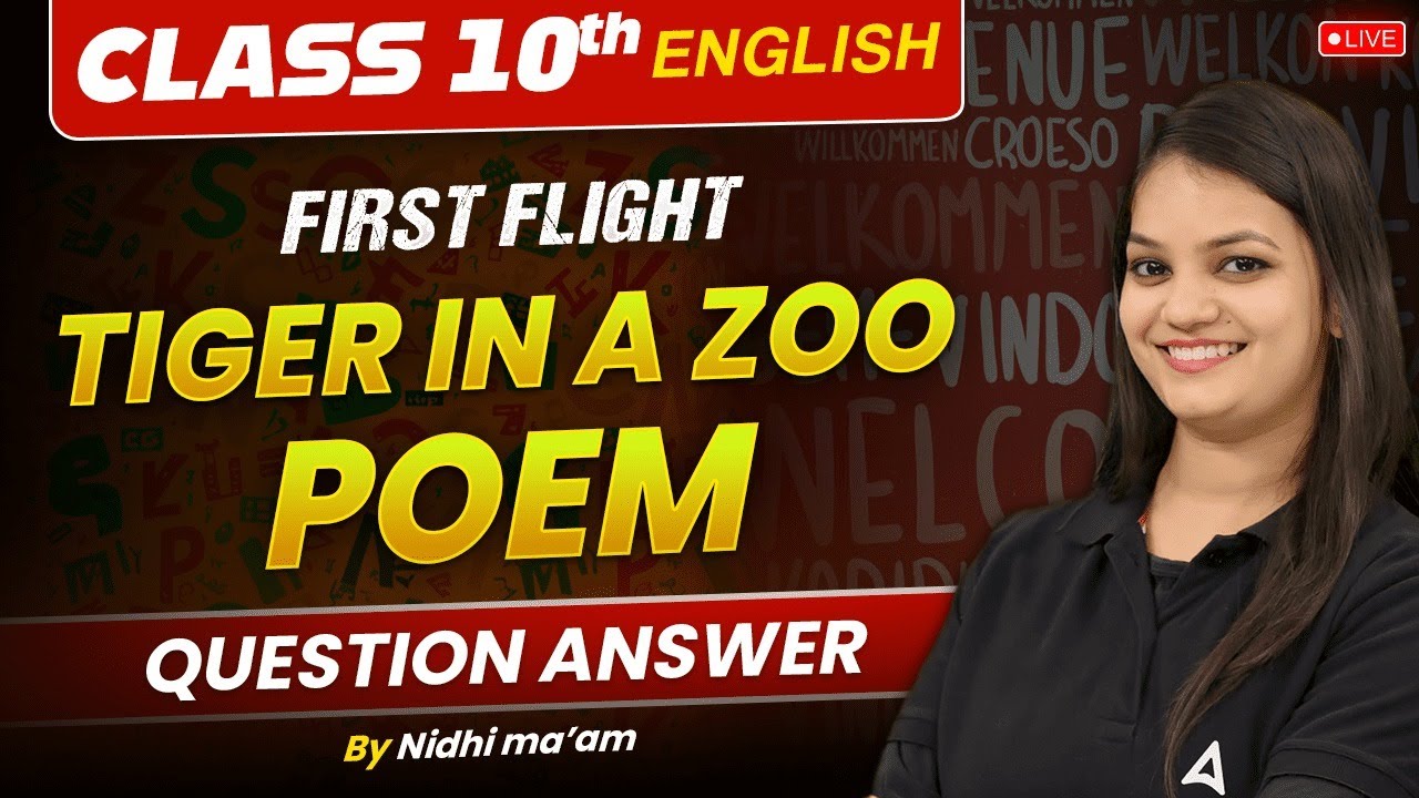 Tiger in a Zoo Poem - Question Answers | Class 10 Chapter 2 English ...