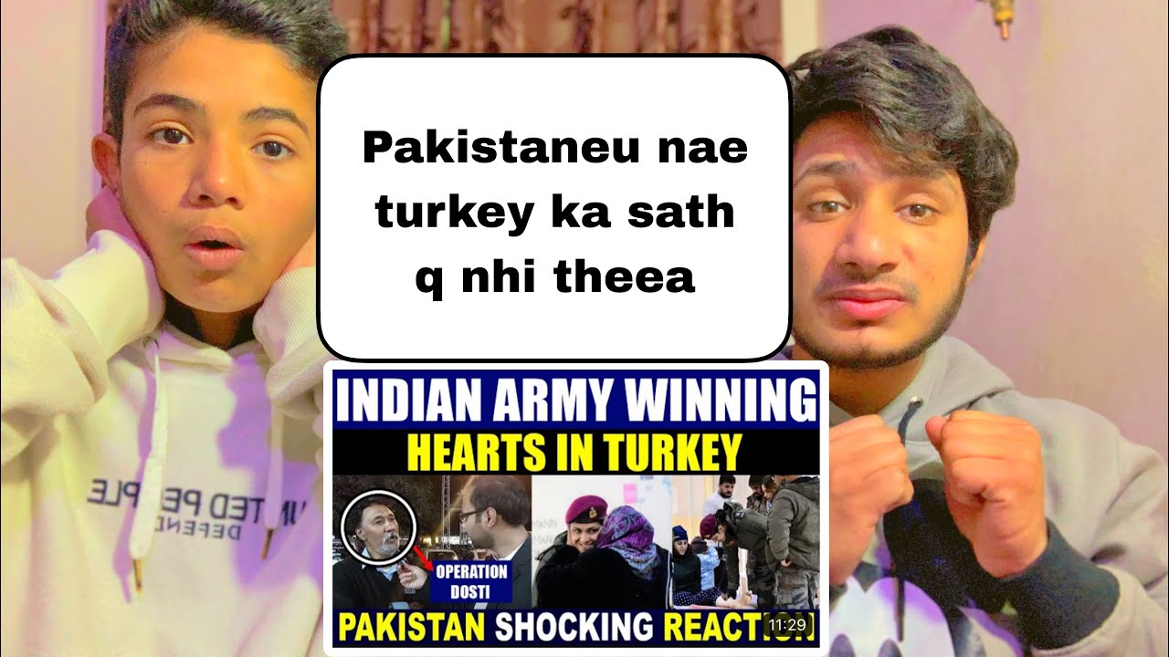 INDIAN ARMY 'OPERATION DOSTI' Is Winning Hearts In Turkey | Pakistan ...