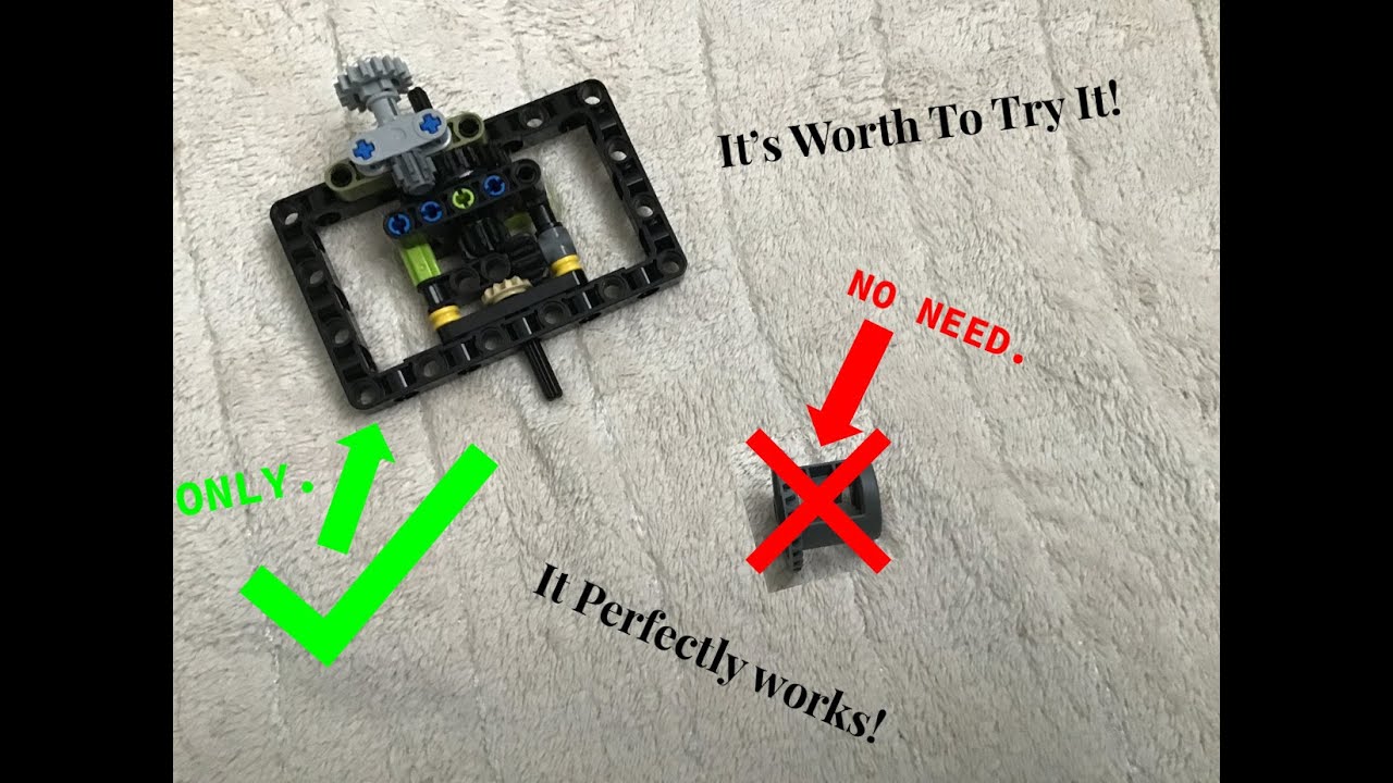 How to make a LEGO Technic differential with basic parts. - YouTube