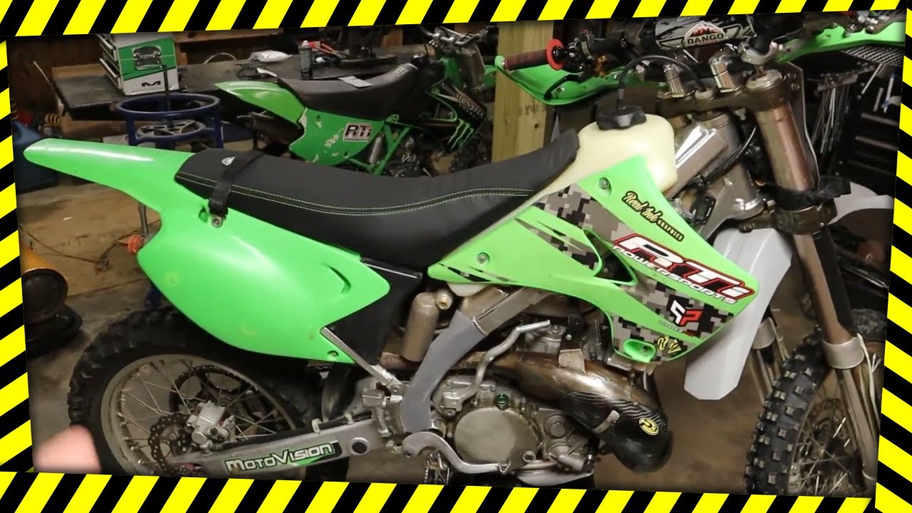2007 Kawasaki KX250 Offroad Build Update! - YouTube