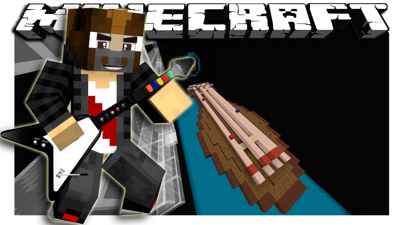 MINECRAFT | COMO JUGAR AL GUITAR HERO SIN MODS!!! - YouTube