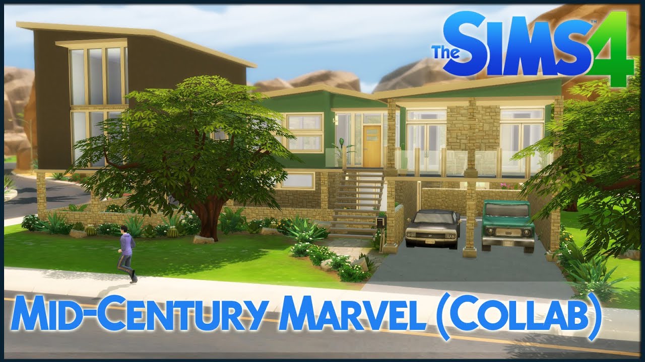 The Sims 4 Speed Build - Mid-Century Marvel (Collab with Sims Builds ...