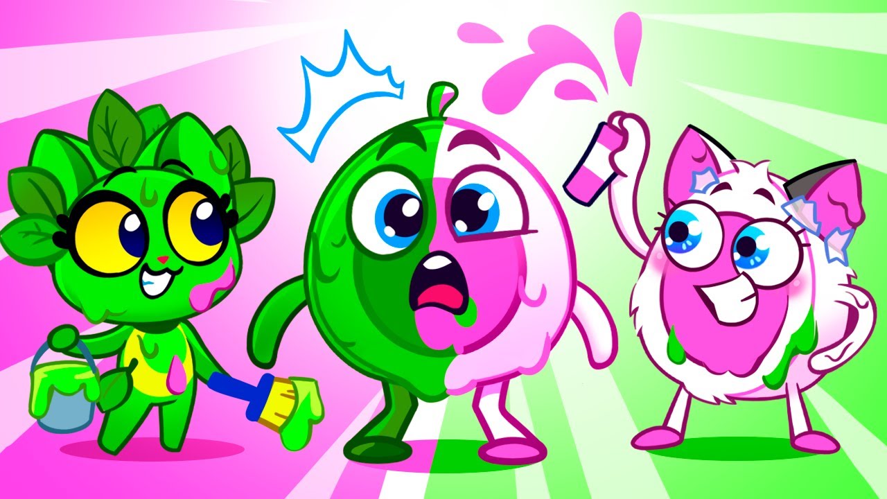 Funny Drawing Pencil Song ️I Lost My Pretty Color Song 😱 | Kids Songs ...