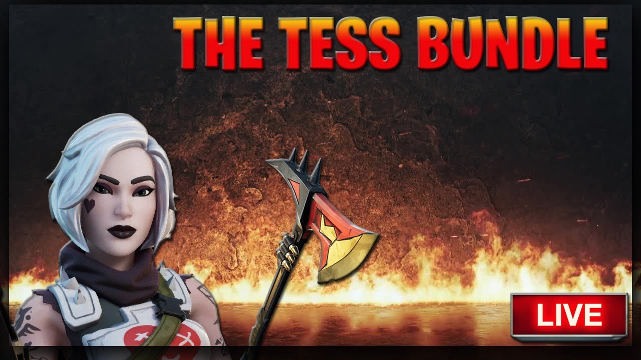 🔥Fortnite The TESS BUNDLE IS FIRE!! - TESS BUNDLE Review & PS5 Gameplay ...