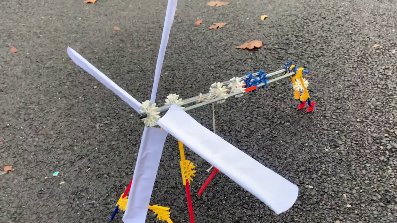 wind powered knex crane. ! - YouTube