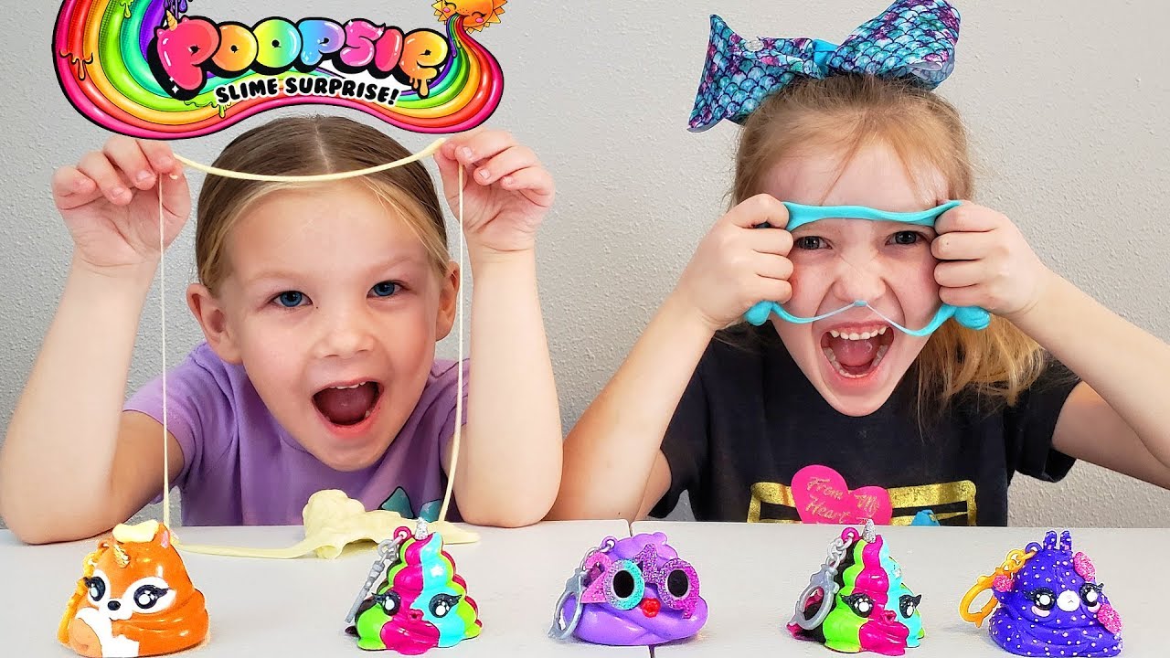 Opening Poopsie Surprise Unicorn Slime!! Making DIY Poop Slime! - YouTube