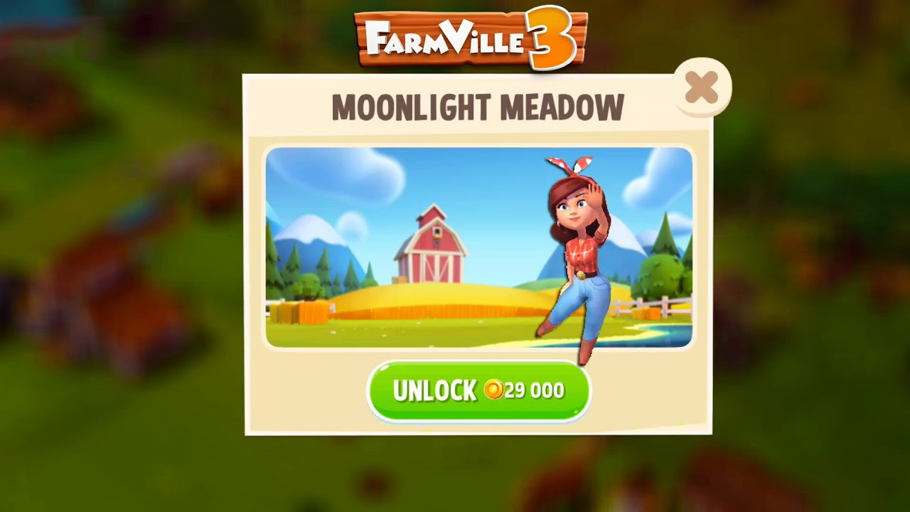 MOONLIGHT MEADOW Unlocked | FarmVille 3 Animals Gameplay HD - YouTube