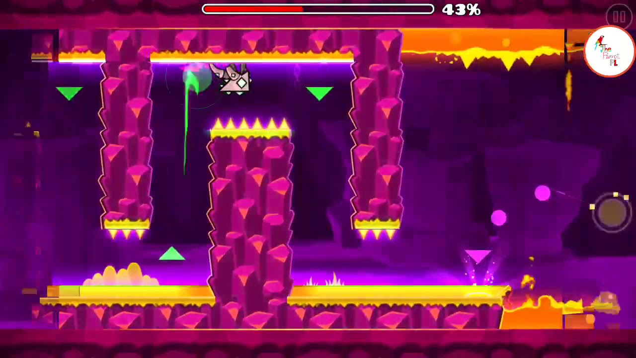 Geometry Dash: Fingerdash - Level completed with all coins. - YouTube