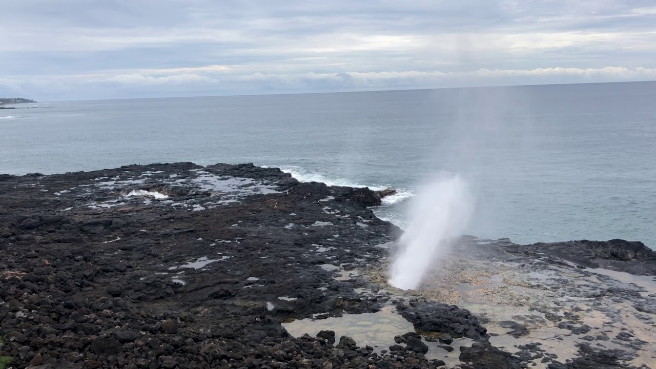 Spouting Horn | Kauai, Hawaii | Travel Stock Footage [HD] - YouTube
