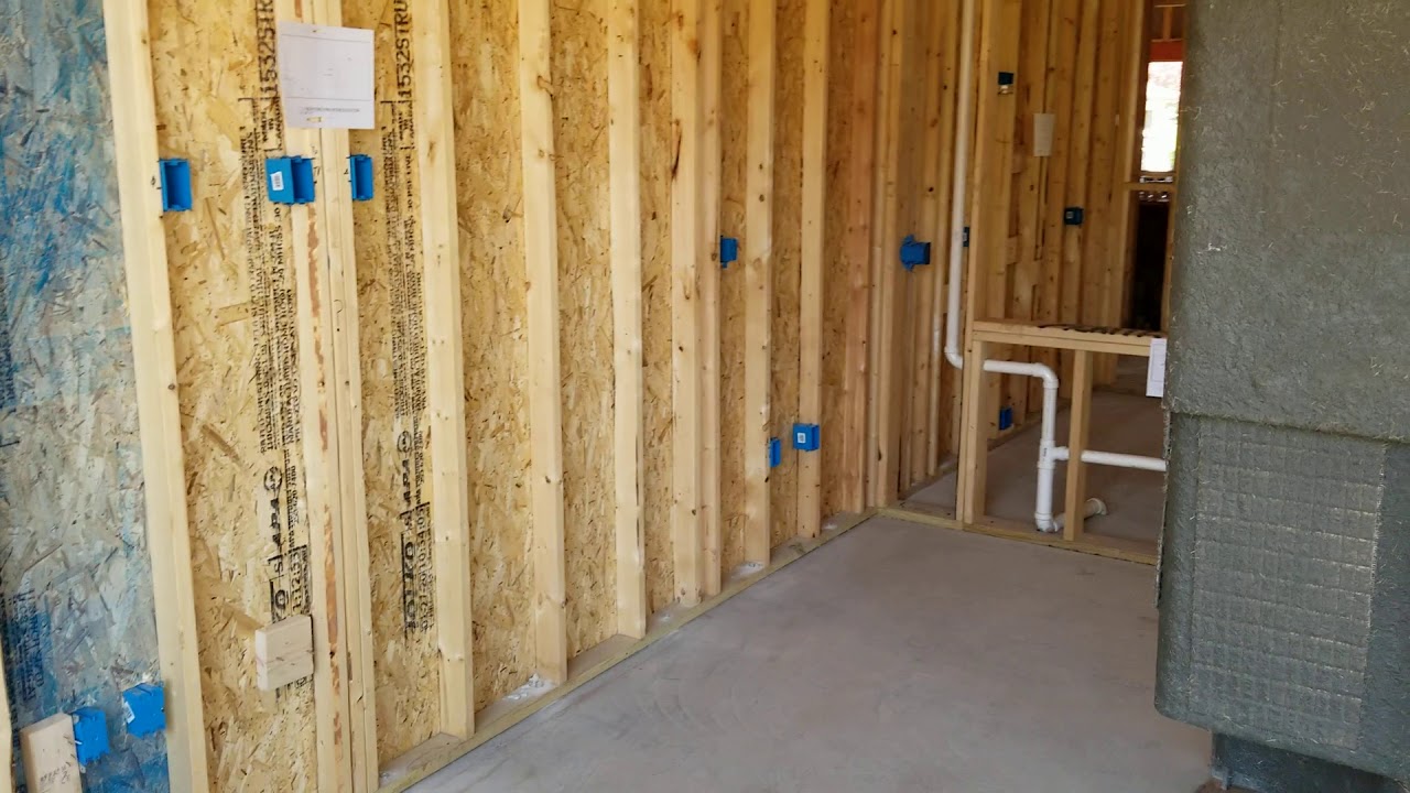 5/13/2020 - Unit 103 - MEP in wall rough in mock-up - YouTube