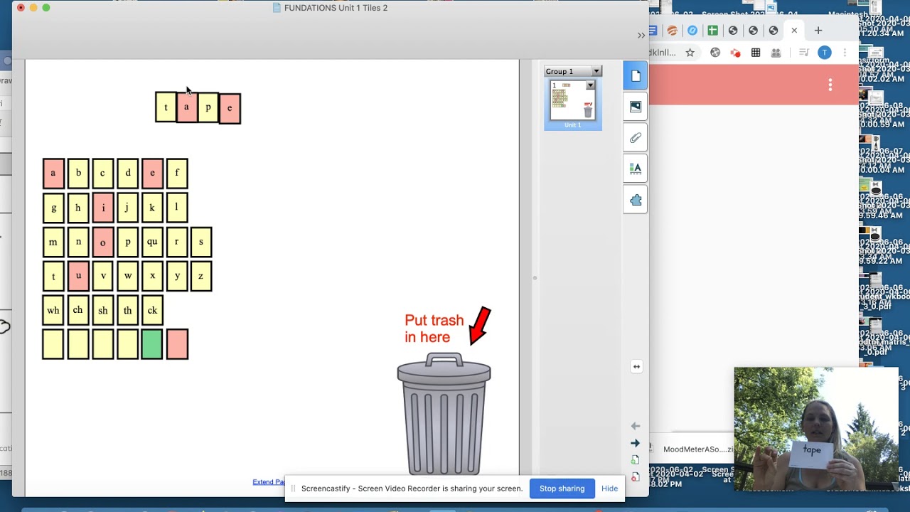Fundations level 1 Unit 11 week 2 Day 4 Word of the Day: Jun 9, 2020 3: ...