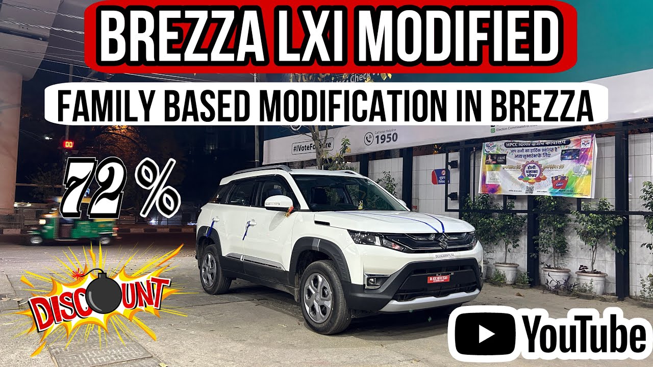 BREZZA MODIFIED AND NEW DISCOUNT🔥2024 Brezza LXI Modified🔥#brezza2023 # ...