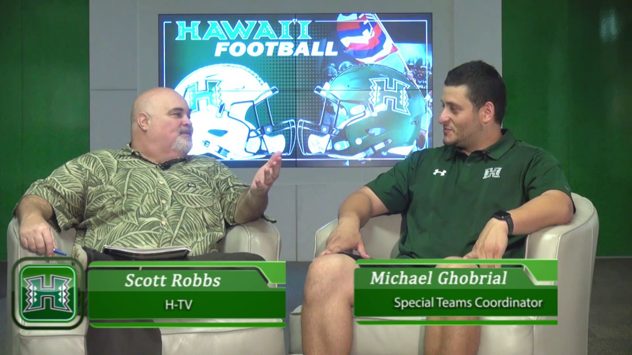 Hawaii Football - Special Teams Coordinator Michael Ghobrial - YouTube