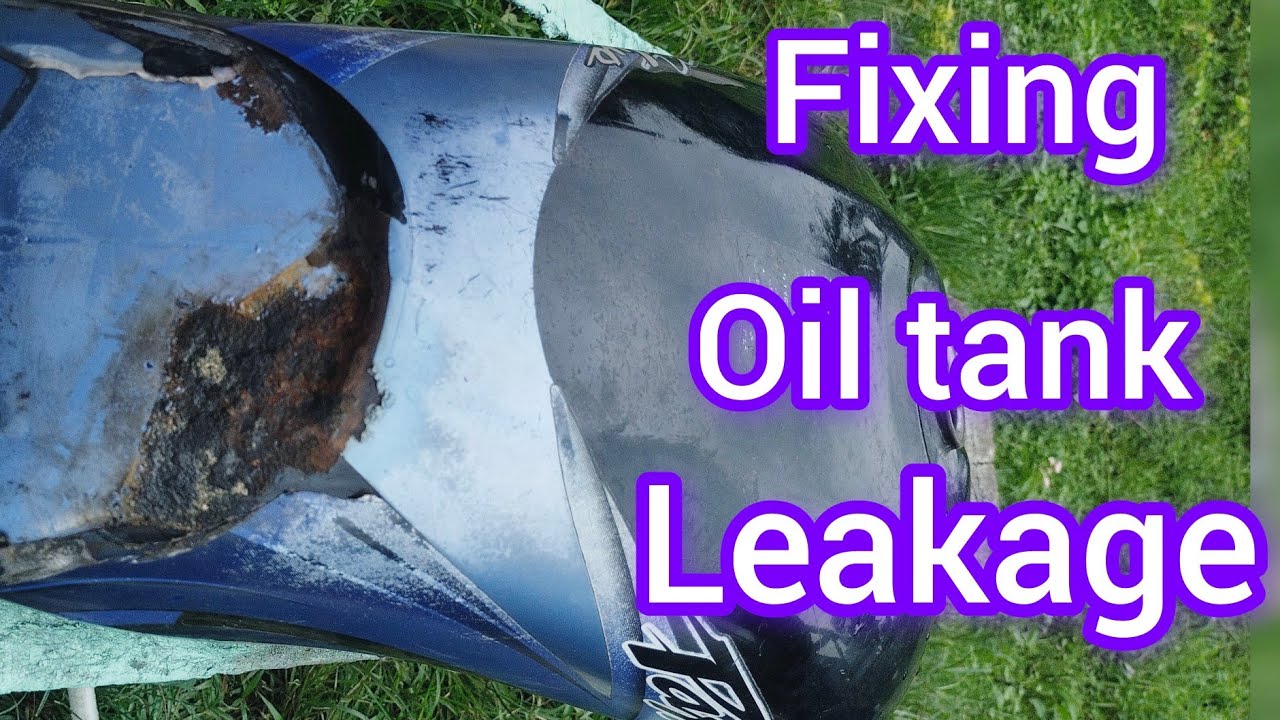 Fixing Oil Tank Leakage | How to repair fuel tank leakage - YouTube