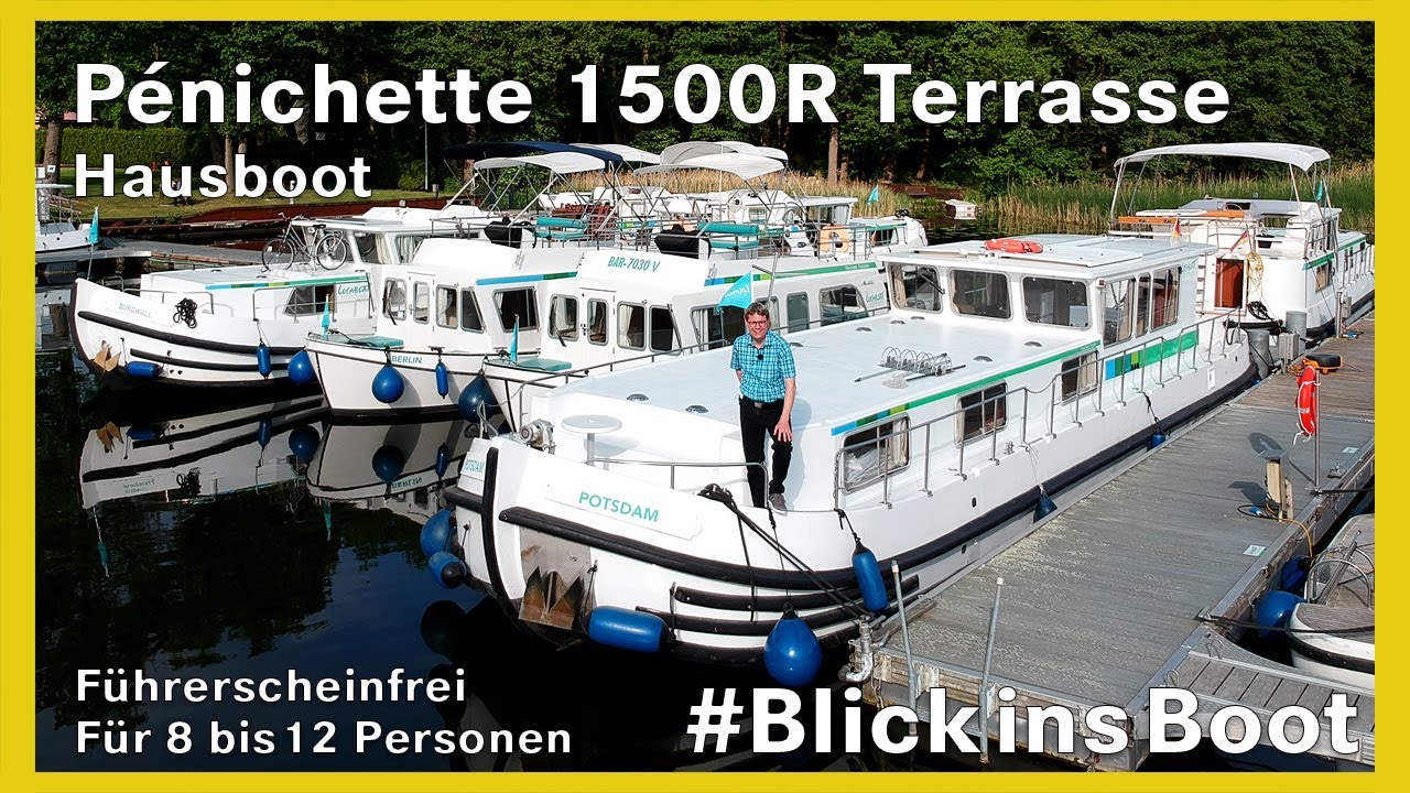 Pénichette 1500R von Locaboat – entdecke das Hausboot als schwimmendes ...