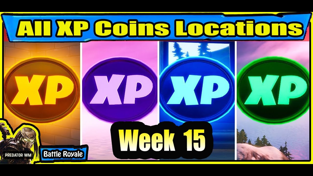 All XP COINS LOCATIONS IN FORTNITE SEASON 5 Chapter 2 (WEEK 15) - YouTube