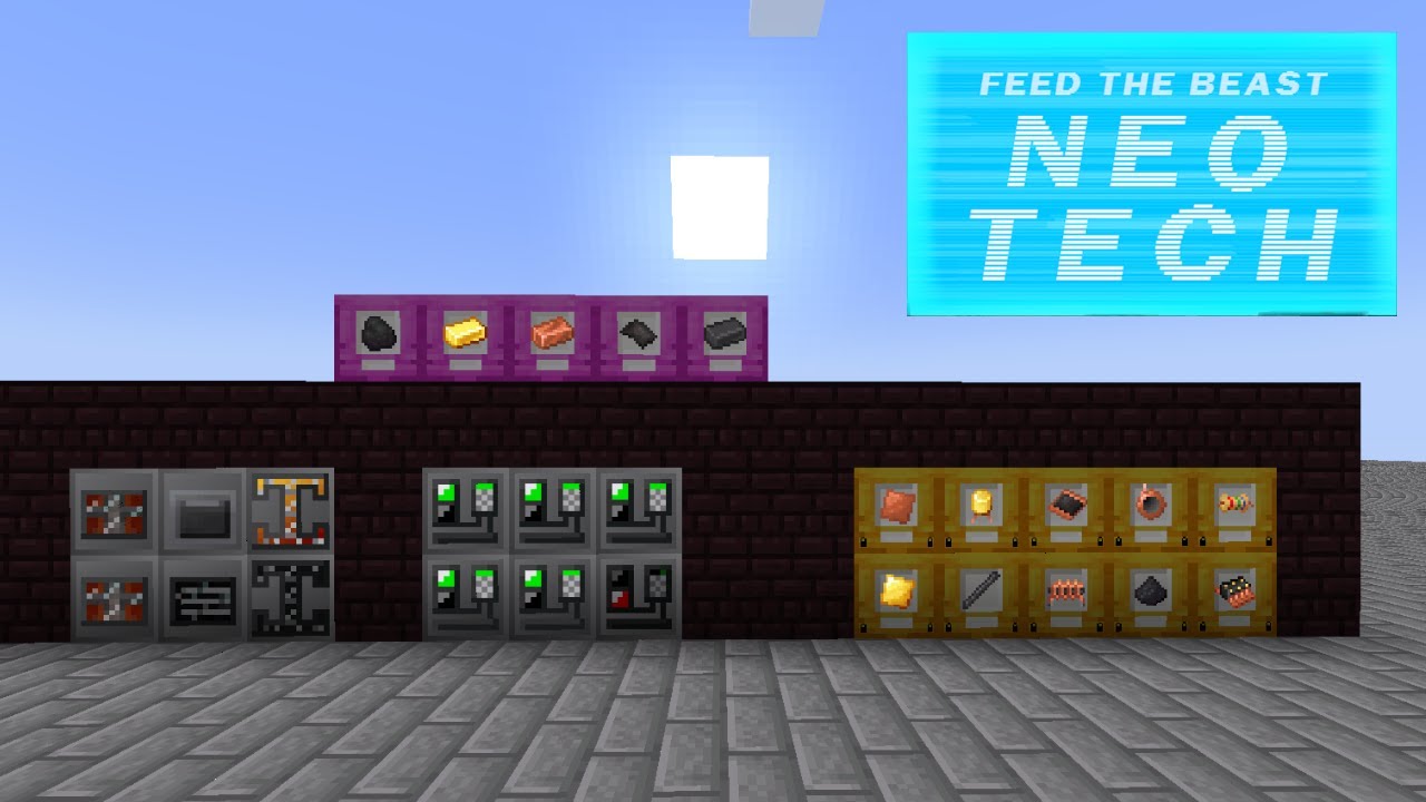 FTB NeoTech- Modern Industrialization Automation Tips and Tricks - YouTube