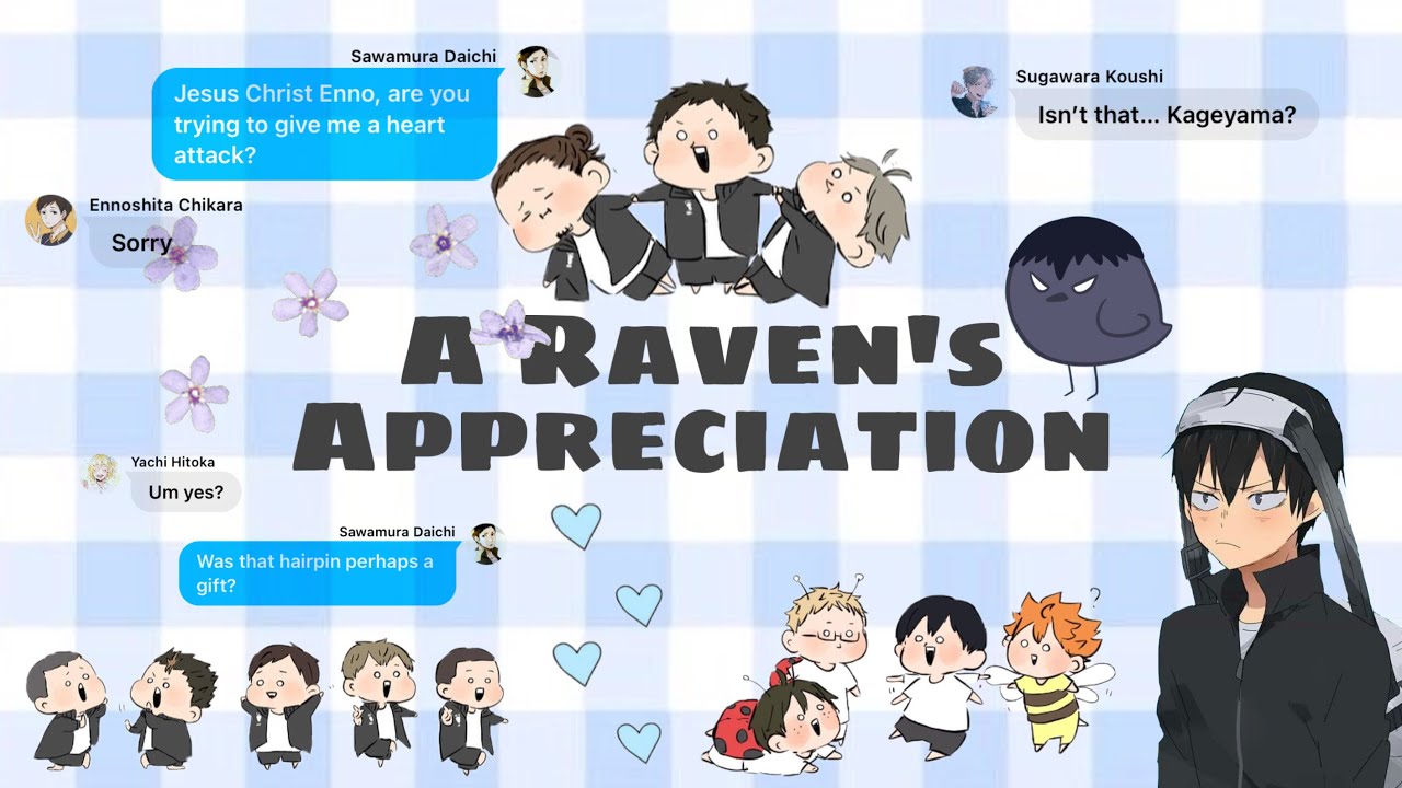 A Raven’s Appreciation || Request || Karasuno || Haikyuu texts - YouTube