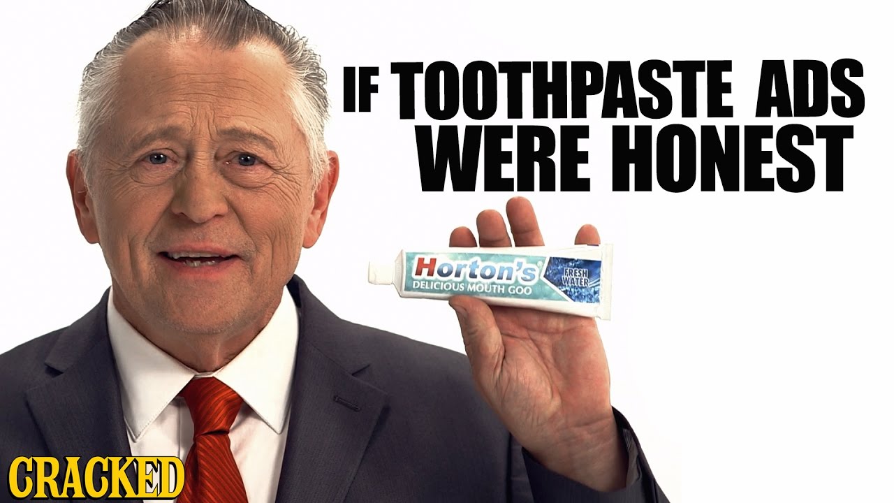 If Toothpaste Ads Were Honest - Honest Ads - YouTube