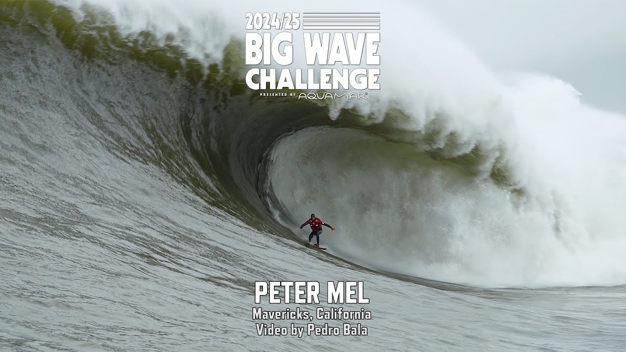 Peter Mel at Mavericks - Big Wave Challenge 2024/25 Entry - YouTube