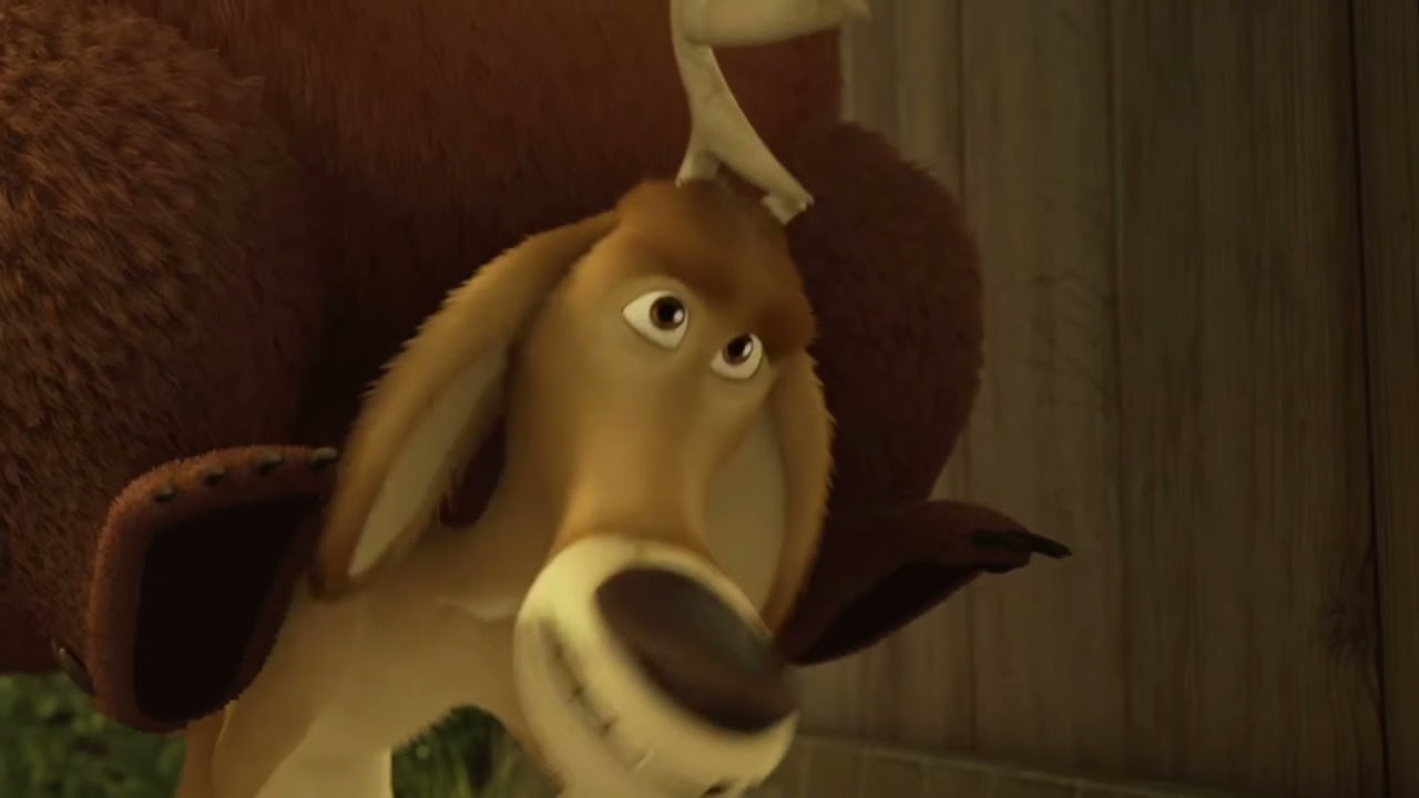 Open Season Scared Silly: Boog Sitting On Elliot - YouTube