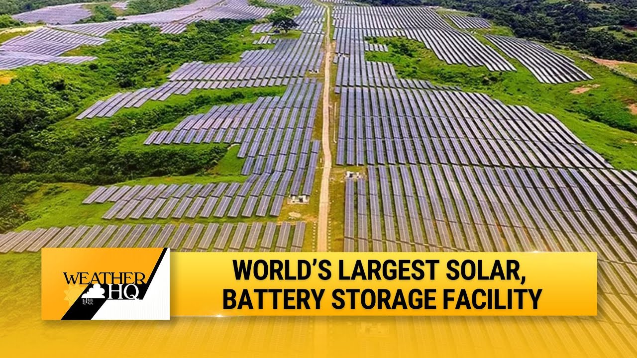 World’s largest, battery storage facility | Weather HQ - YouTube